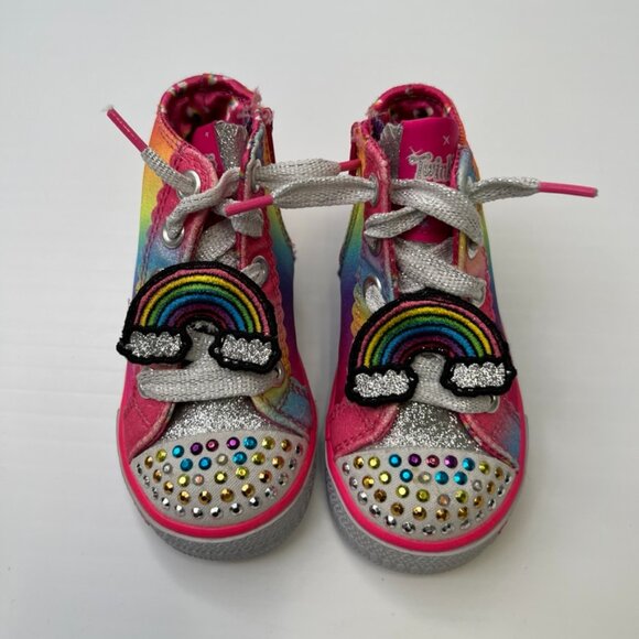 Skechers | Shoes | Skechers Shoe Baby 5 Girl Twinkle Toes Rainbow High ...